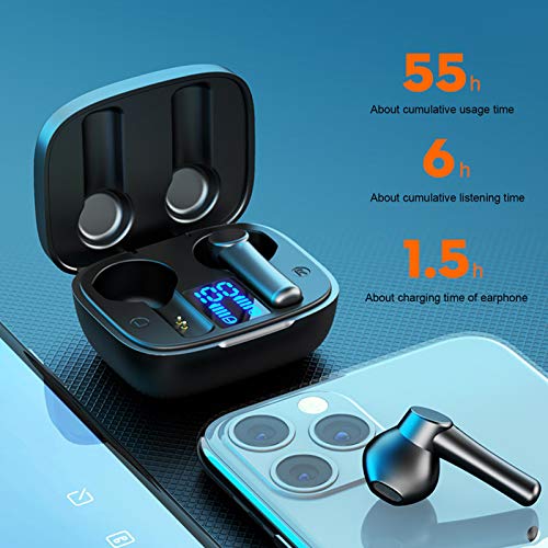 Gaweb Earphones, LB-8 Headphones Low Latency Long Standby ABS Clear Sound Wireless Earbuds for Work - Pink