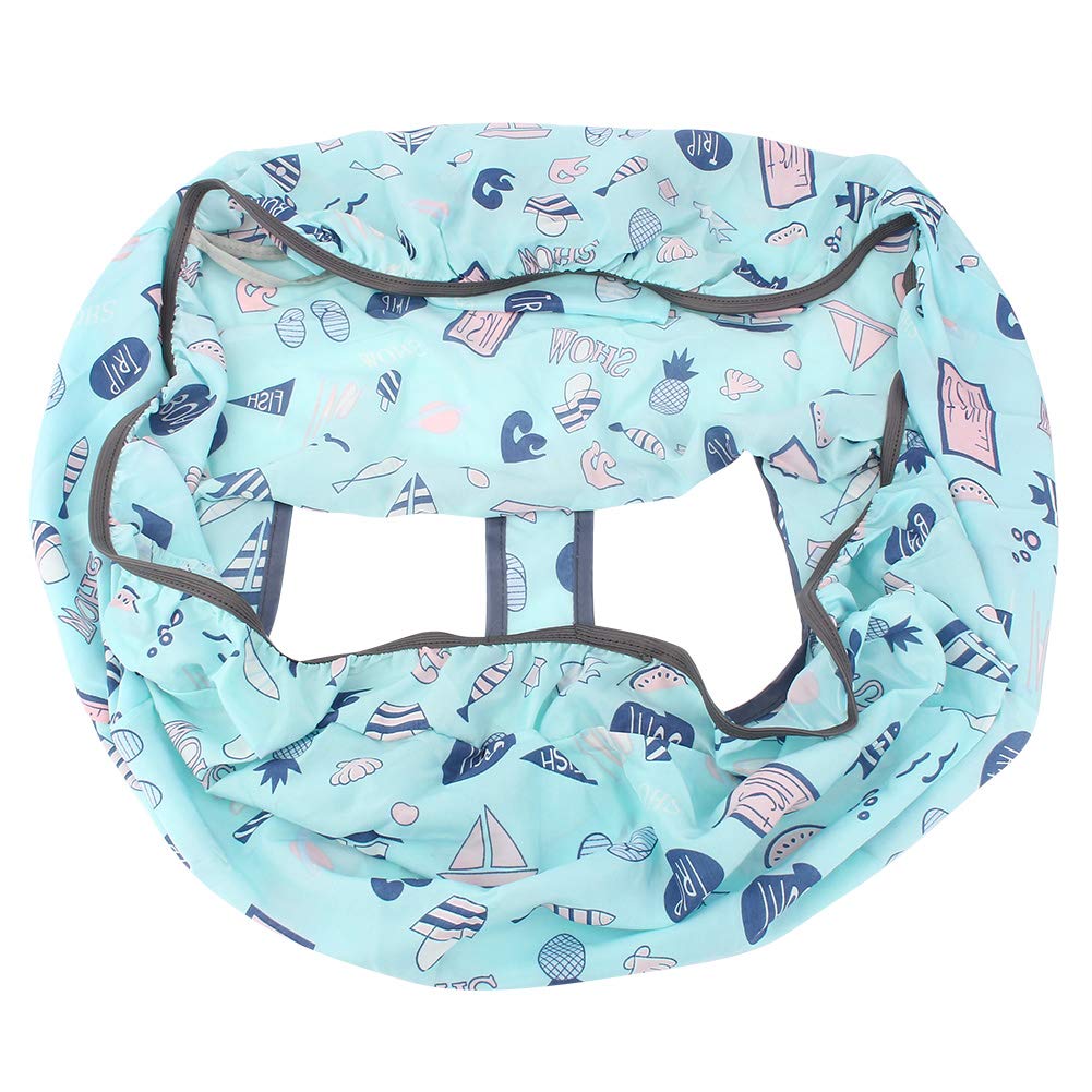 Baby Seat Cover for Shopping Cart, Complete Coverage, and Hygienic, Foldable and Portable with Seat Belt, Unisex, Multipurpose Chair Cover for Convenient Toy Storage