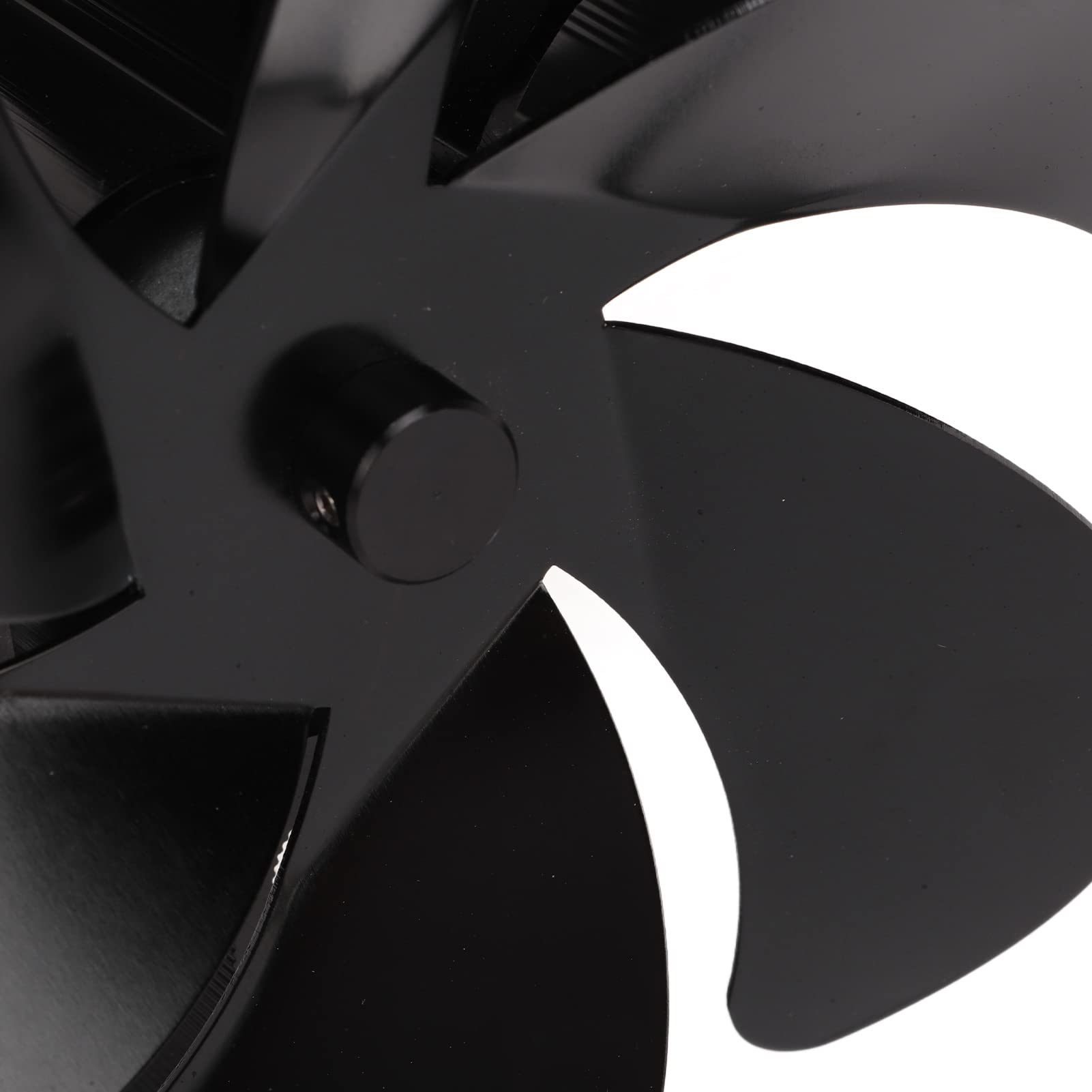 Naroote Stove Eco Fan, 6 Blade 1400rpm Wind Speed High Temperature Resistant Heat Powered Fan for Gas Furnaces