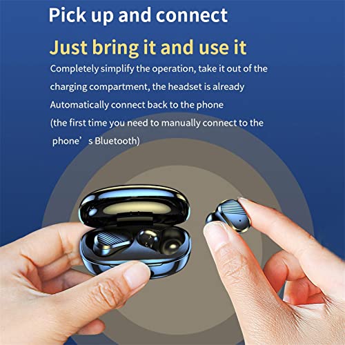 Kmonabie Touch Control Earbuds Wireless Bluetooth, Digital Display Earphones Wireless Bluetooth 5.2 Hi-fi TWS-Headphones Earbuds Headset Ipx6 for Sports
