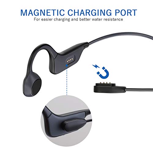 Bone Conduction Headphones, Sports Headsets Bone Conduction Headphones with Microphone for Sports Driving