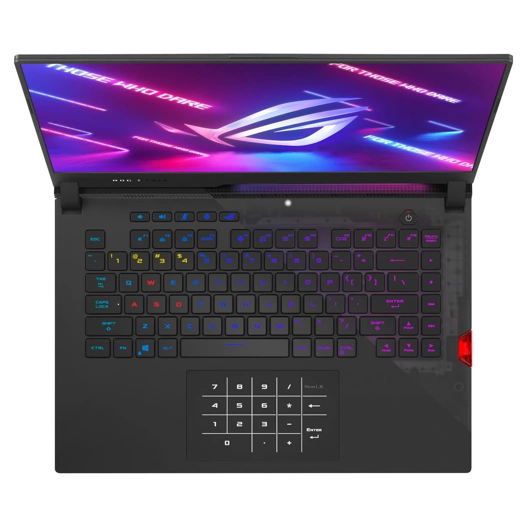 ASUS ROG Strix Scar 15 Gaming Laptop, 15.6" FHD IPS 300Hz 3ms, AMD 8-Core Ryzen 9 5900HX, GeForce RTX 3080 8GB, 32GB RAM, 1TB PCIe SSD, WiFi 6, VR Ready, Per-Key RGB, RJ45, USB-C, Windows 11 Pro