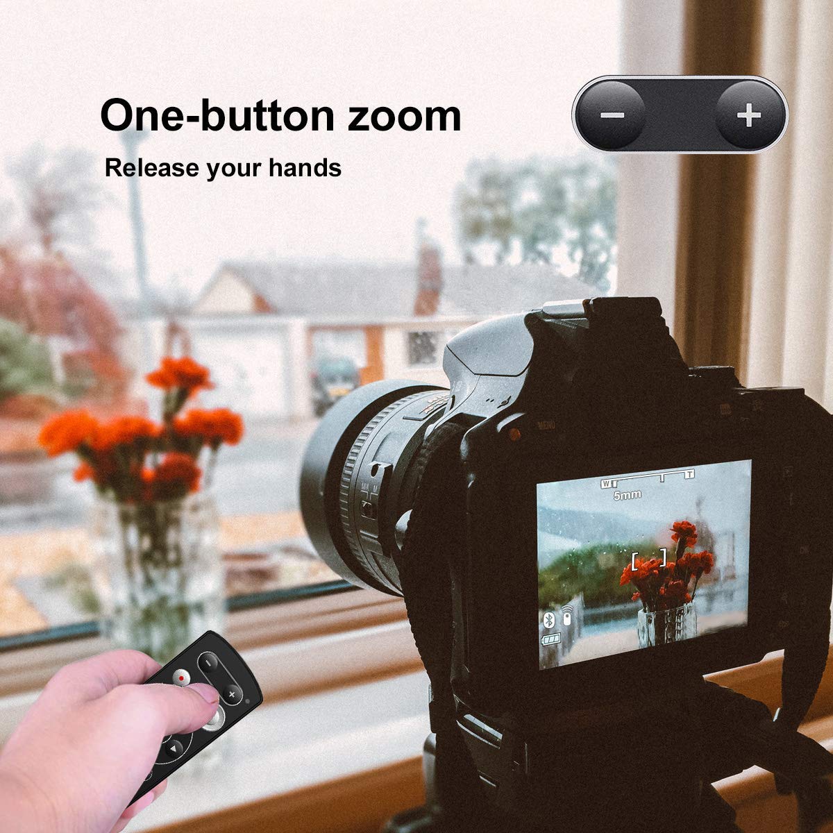for Nikon Remote Shutter Release, Camera Remote for Nikon COOLPIX P950 P1000 Z50 B600 A1000 Z30 Z6 II Z7 II Zfc Z fc, Replaces Nikon ML-L7