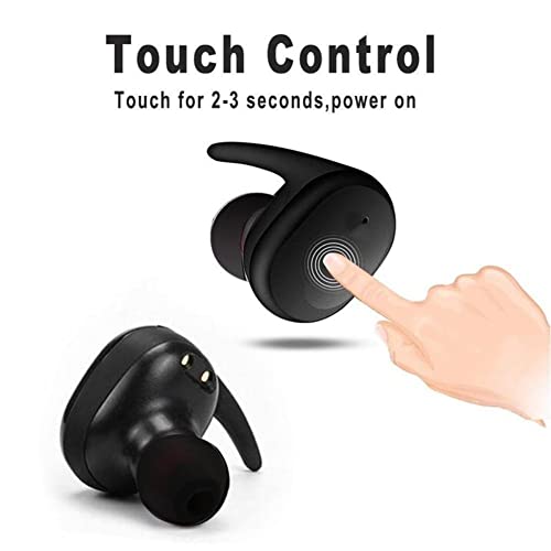CZQIKEDA Wireless Ear Clip Bone Conduction Headphones,Ear-Clip Bone Conduction Headphones Bluetooth 5.0,IPX5 Waterproof Mini Sport Running Earring Earphone
