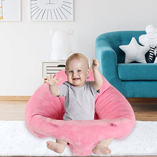 RoamReady Baby Seats for Sitting Up 4-12 Months Toddler Learn to Sit Up Support Infant Chairs for Sitting Up 0-6 Months Newborn Floor Seat for Baby(Rabbit)