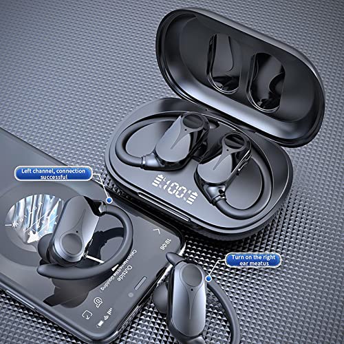 MIANHT Wireless Earbuds Sports Bluetooth 5.3 - Bluetooth Headphones Earhook Noise Cancelling, Waterproof Workout Earphones, HiFi Sound Quality, for Running, Gym