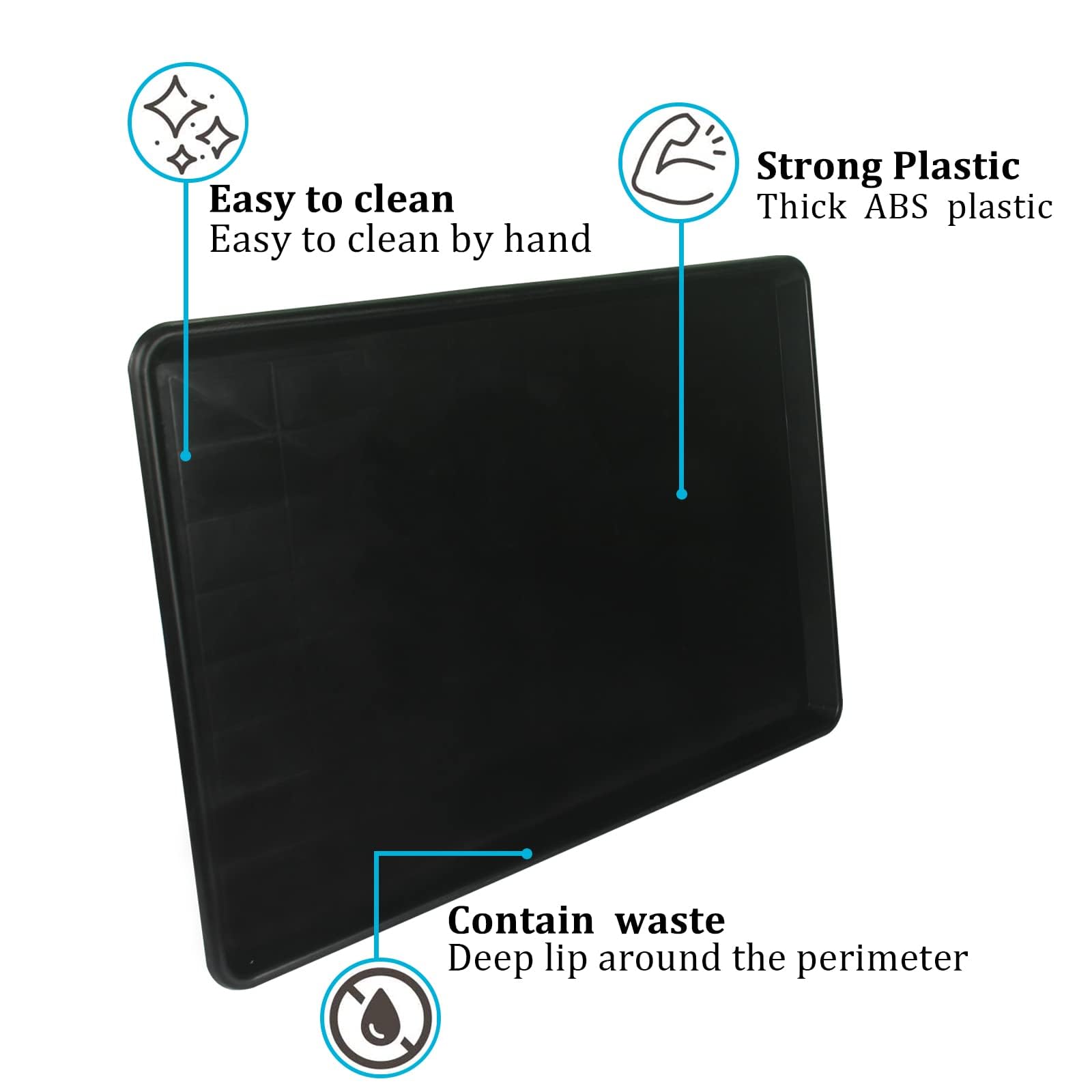 JOZERMADE Dog Crate Tray 36" - ChewProof Replacement Pan, Easy to Clean, Easy to Assemble,Ideal for Potty Training - Perfect for Pet Crates & Kennels