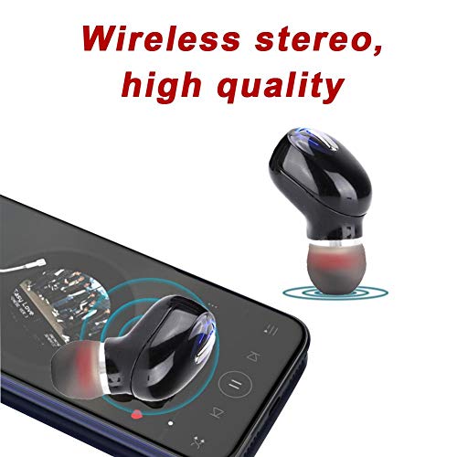 Wireless Headphones, Workout Headphones Wireless Earbuds, Bluetooth Headset Wireless Ear Buds Bluetooth Earphone for Sports Driving for Fitness Leisure(Black)