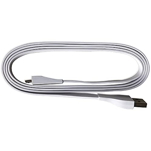 Cord Replacement for UE Boom Charger, 1.2m USB Charging Cable Compatible with Logitech Ultimate Ears UE Wonderboom/UE Boom/Megaboom/Mega Boom (1 Pack, White)