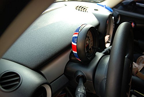 Dash Tachometer Speedometer Cover Cap Trim for Mini Cooper S ONE JCW R60 Countryman R61 Paceman (Union Jack Red)