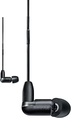Shure AONIC 3 True Wireless Earbuds Bundle with SE315 Sound Isolating Earphones + RMCE-TW2 Bluetooth Adapter, Clear Sound, Single Driver with BassPort, Secure In-Ear Fit, Durable Quality - Black