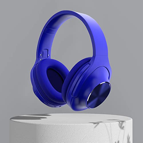 Foldable Bluetooth 5.0 Headset Over Ear, Fashion Wireless Subwoofer Stereo Bluetooth Sport Headphones with 2 Modes for Music Sports Computer Game Comfortable Wear