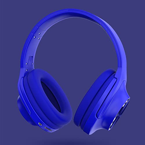 Foldable Bluetooth 5.0 Headset Over Ear, Fashion Wireless Subwoofer Stereo Bluetooth Sport Headphones with 2 Modes for Music Sports Computer Game Comfortable Wear