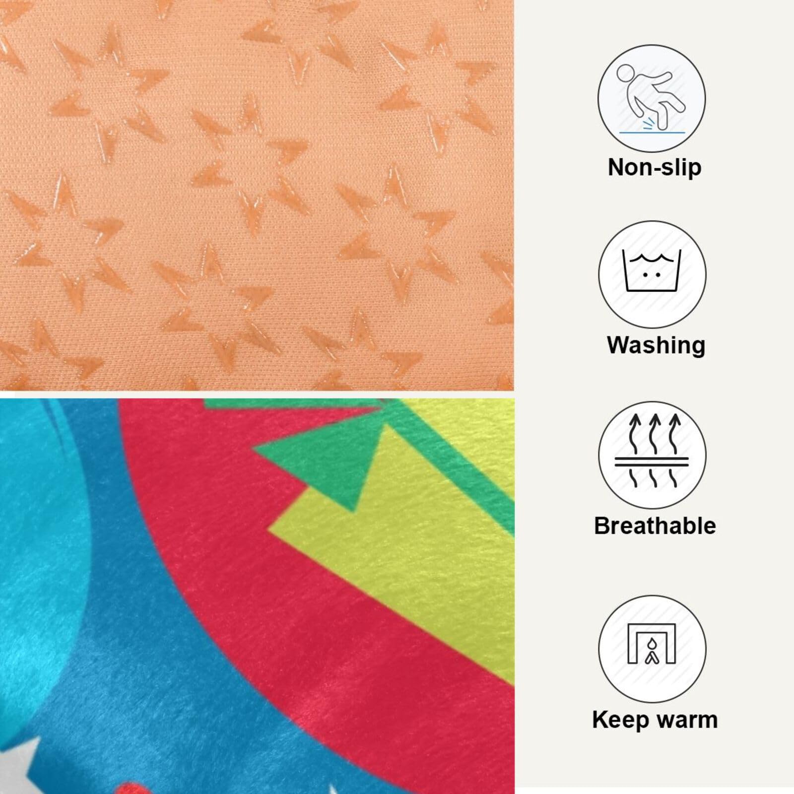 Coikll Cute Christmas Reindeer Snowman Santa Pet Bed Pad Soft Dog Bed Mat with Anti-Slip Bottom, Machine Washable Crate Pad Mattress for Dog Sleeping- 36 * 24inches