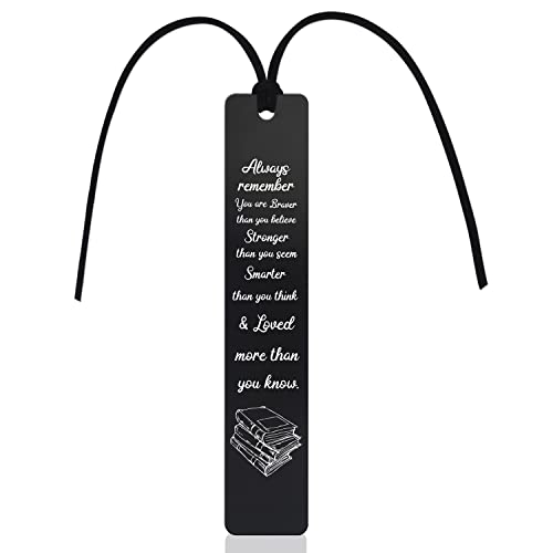 Inspirational Bookmark Gifts for Women Men Book Lovers , Graduation Gift for Her Him Teen Boy Girl, Birthday Valentine's Day Christmas Gifts to Son Daughter from Mom Dad