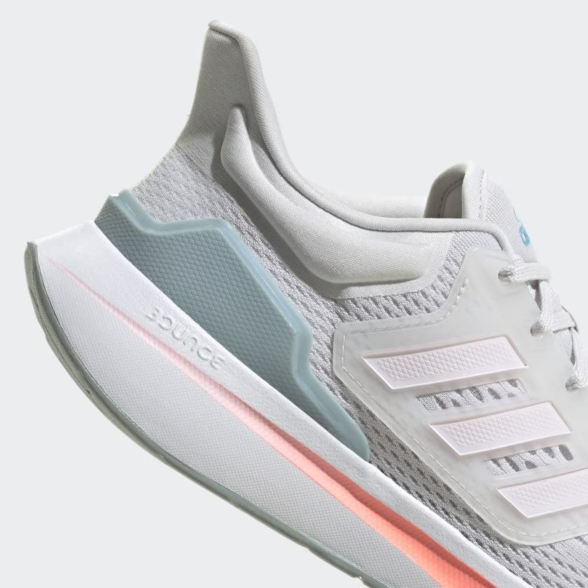 adidas Women's EQ21 Running Shoe, Dash Grey/Almost Pink/Acid Red, 11