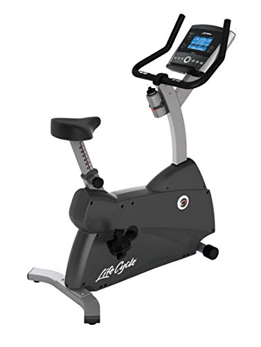 Life Fitness C1 Upright Indoor Cycling Exercise Bike with Go Console