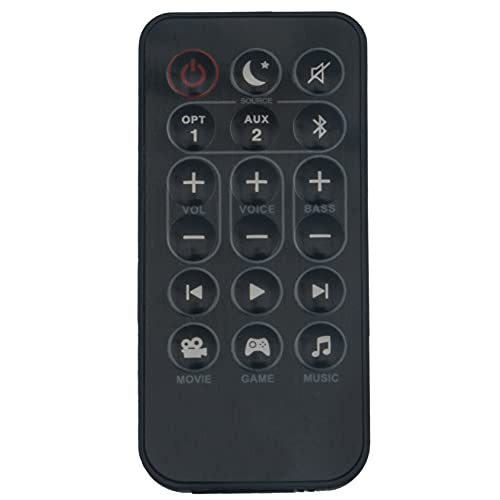 Replacement Soundbar Remote Control fit for Polk Signa Solo Sound Bar RE9220-1 RE92201 RTRE92201 S21-021 Polk Audio Signa Solo SIGNASOLO AM9230-A AM9230A