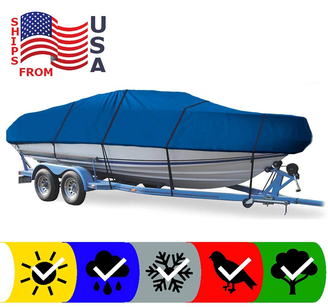SBU Blue Boat Cover Compatible for Regal 2250 CUDDY/2250 FASTRAC Cuddy 2013, Travel Storage Mooring