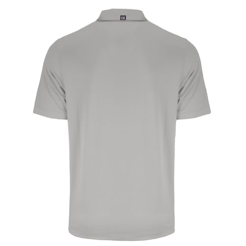 Cutter & Buck Men's Gray Detroit Lions Throwback Forge Eco Stretch Recycled Polo