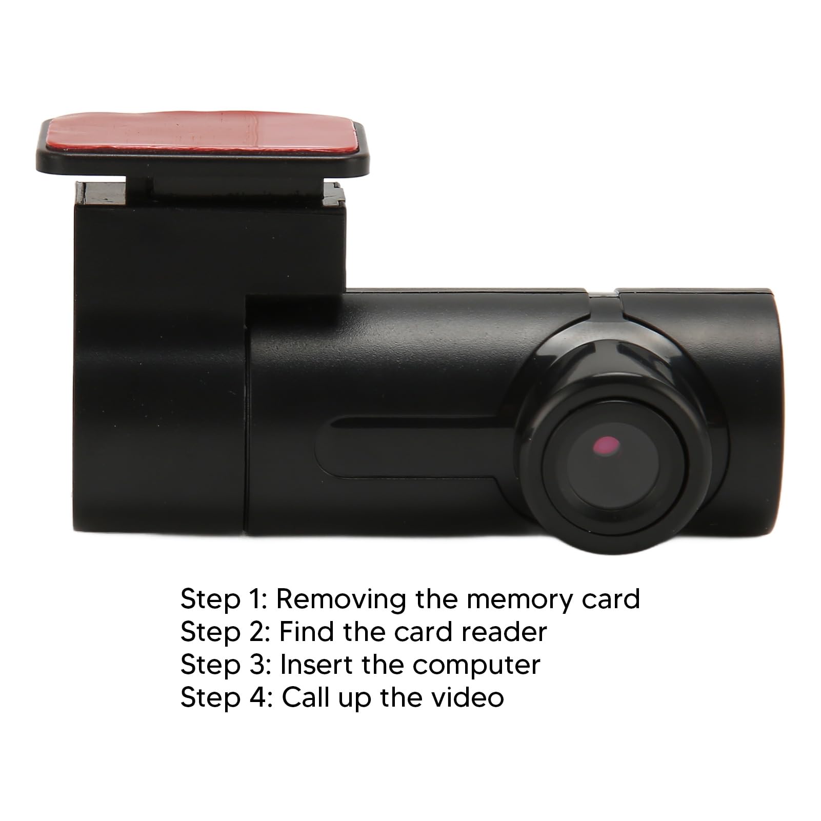 Mini Dash Camera for Cars, FHD 1080P 360 Degrees Rotatable Driving Recorder, Cycle Record Car Camera Driving Recorder with Night Vision for Cars Trucks SUVs
