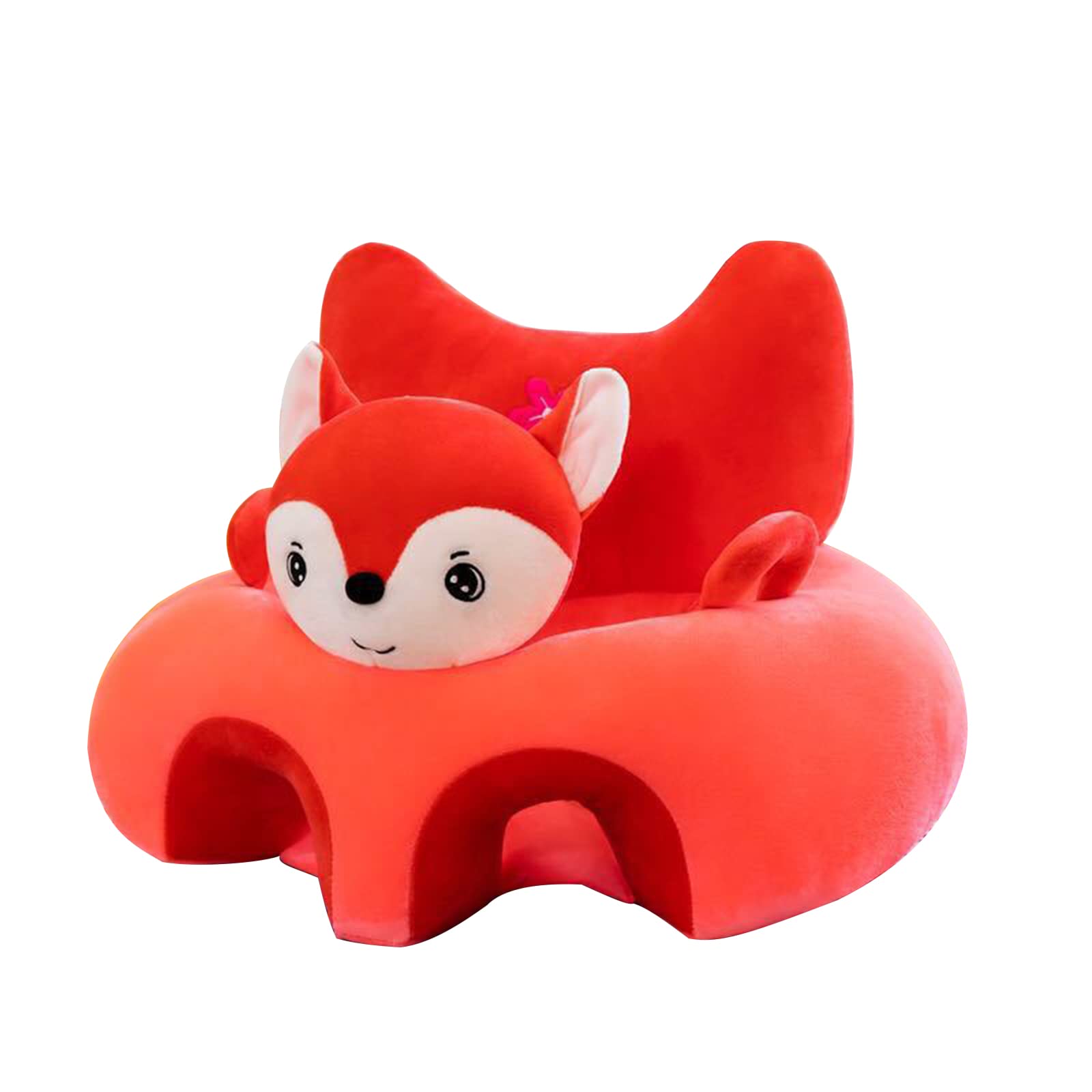 FAMKIT Baby Floor Seat Learn to Sit Lounger Cover Baby Learning Sitting Chair Cover for Infants Toddler (Only Cover, Without Stuffing)