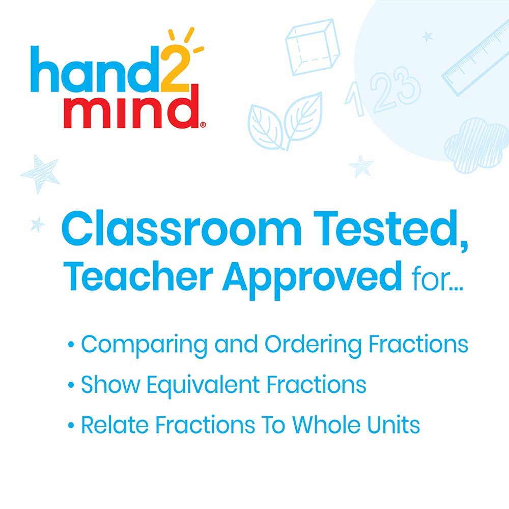 hand2mind Rainbow Fraction Tower Equivalency Cubes, Montessori Math Materials, Fraction Manipulatives, Unit Fraction, Fraction Cubes, Math Manipulatives for Elementary School (15 Sets)