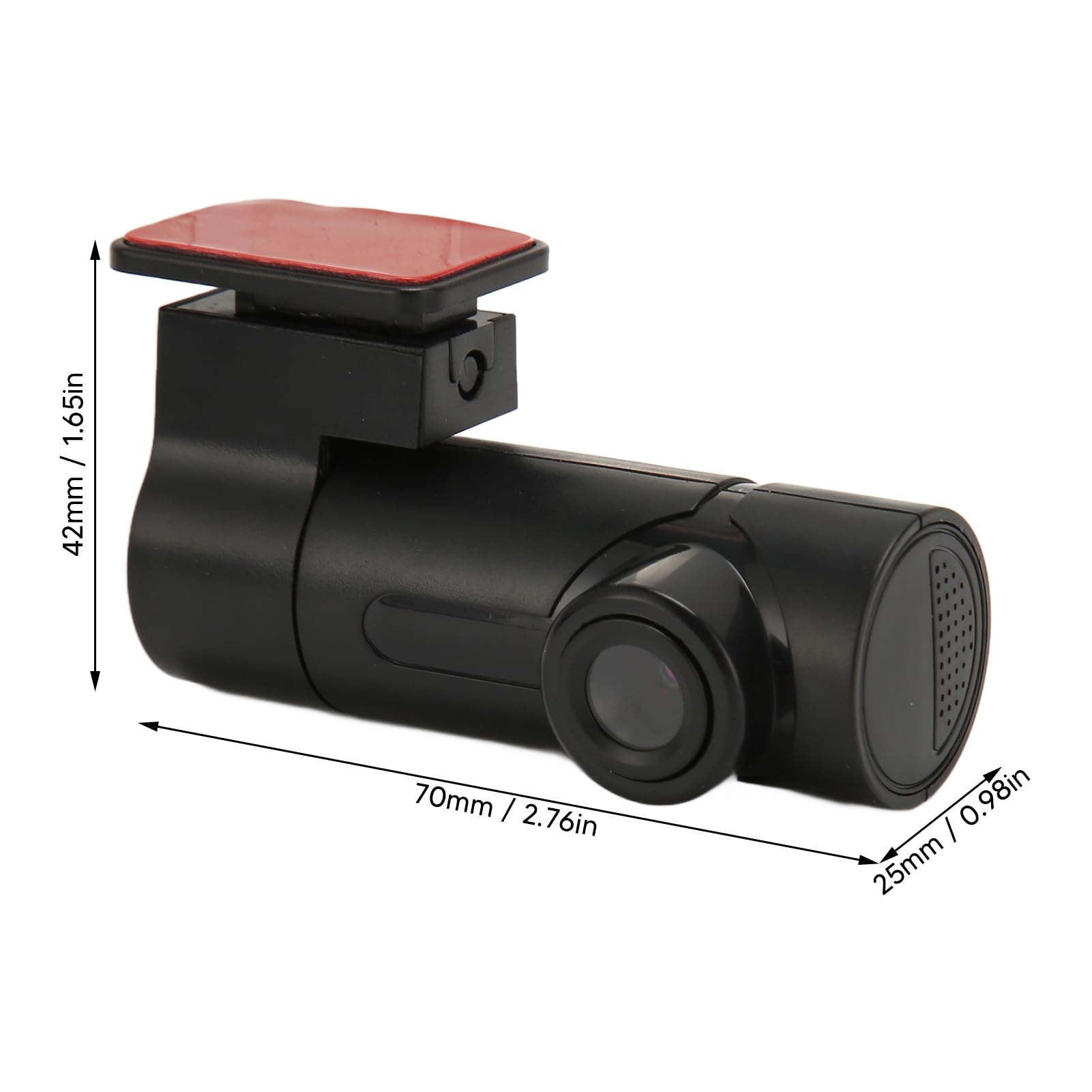 Mini Dash Camera for Cars, FHD 1080P 360 Degrees Rotatable Driving Recorder, Cycle Record Car Camera Driving Recorder with Night Vision for Cars Trucks SUVs