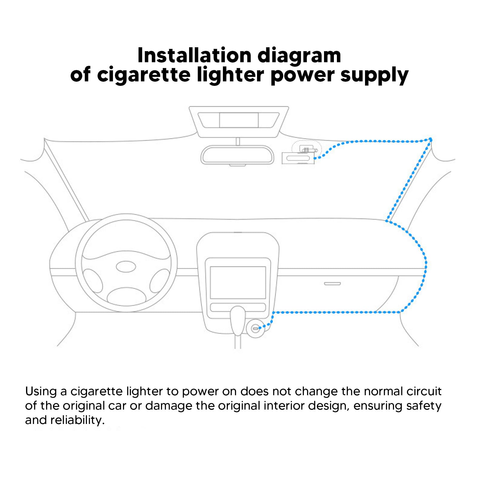 Mini Dash Camera for Cars, FHD 1080P 360 Degrees Rotatable Driving Recorder, Cycle Record Car Camera Driving Recorder with Night Vision for Cars Trucks SUVs