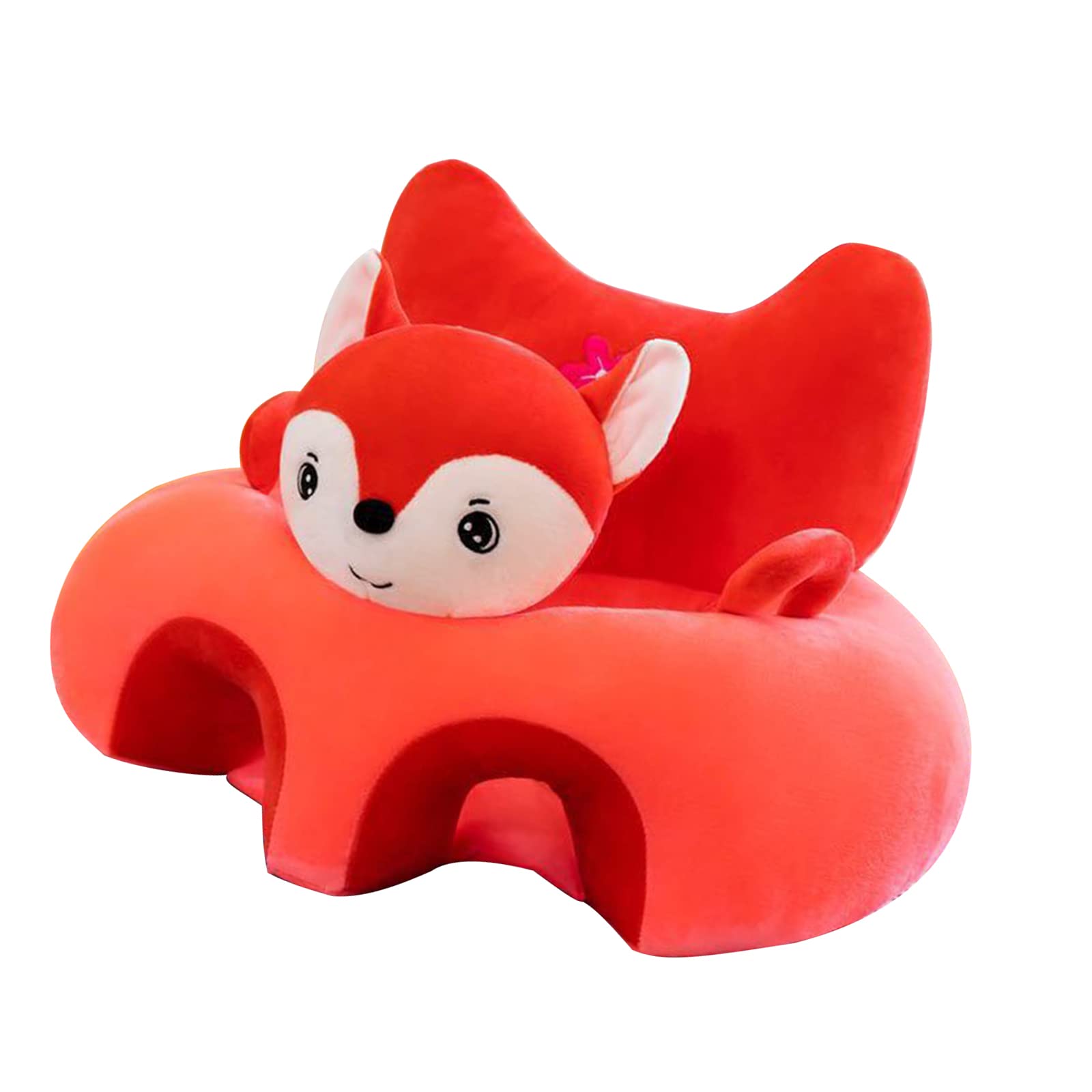 FAMKIT Baby Floor Seat Learn to Sit Lounger Cover Baby Learning Sitting Chair Cover for Infants Toddler (Only Cover, Without Stuffing)