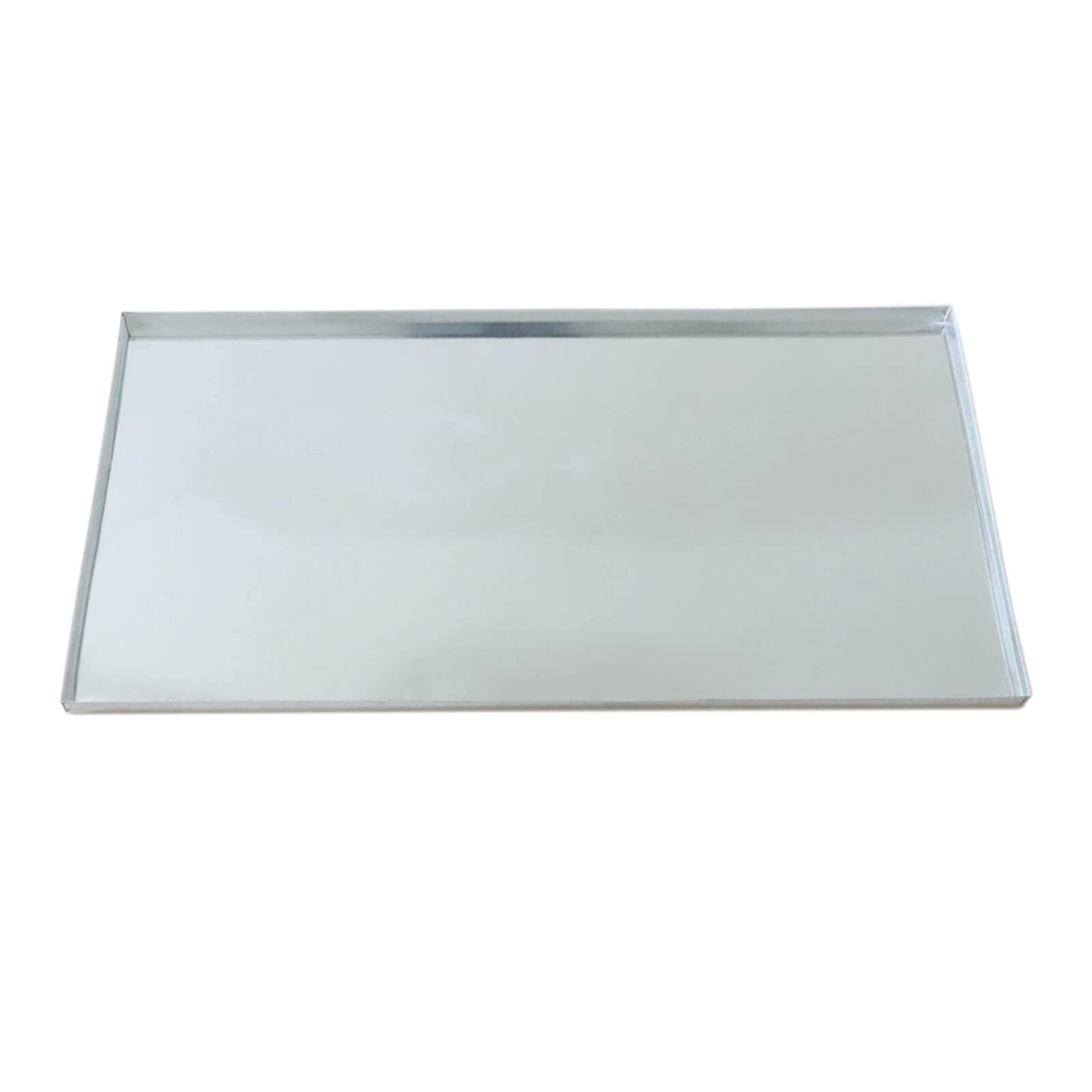 Qlvily Replacement Metal Tray for Dog Crate, 35" L x 21.63" W x 1" H, Waterproof, Rust Resistant, Easy to Clean
