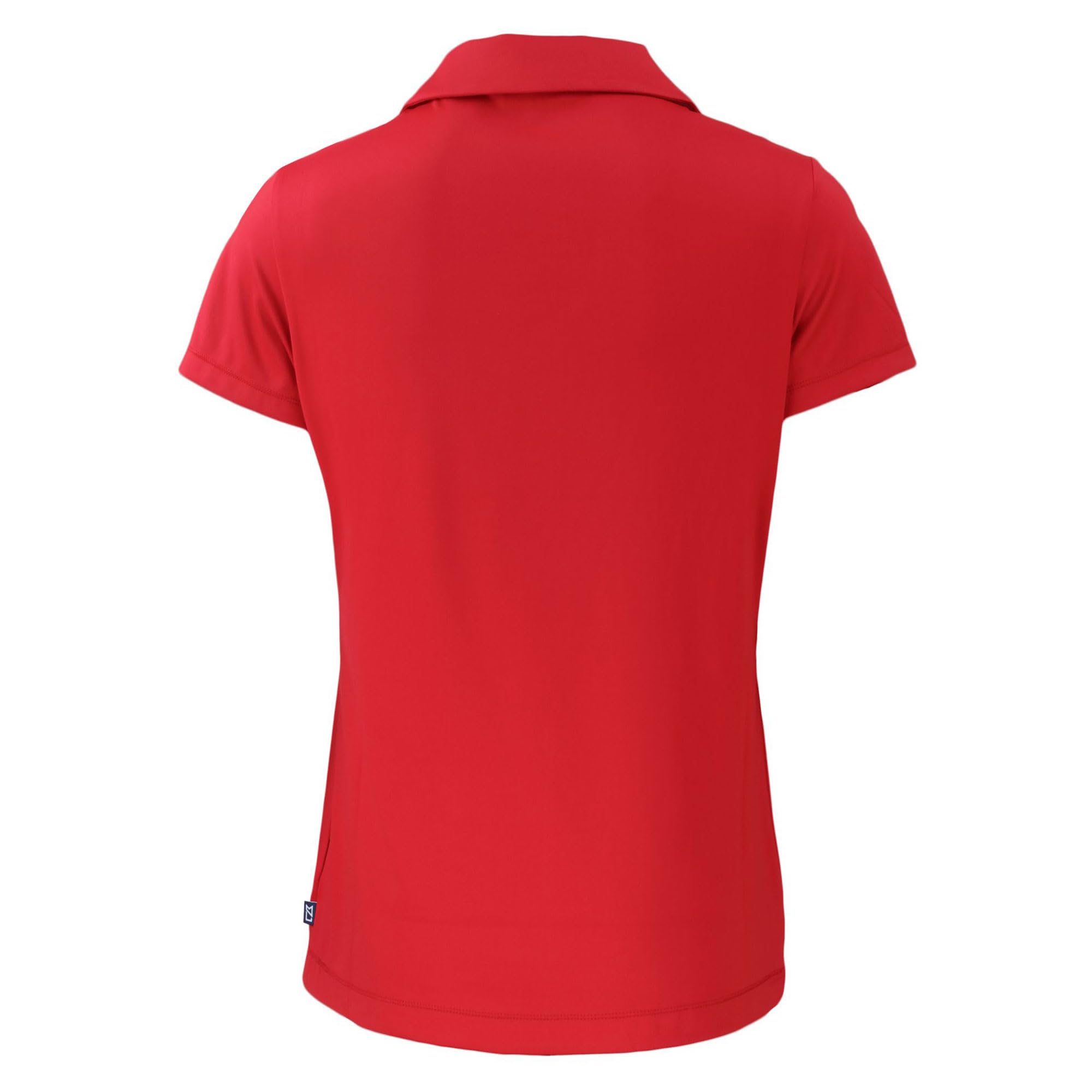 Cutter & Buck Women's Red New England Patriots Throwback Daybreak Eco Recycled V-Neck Polo