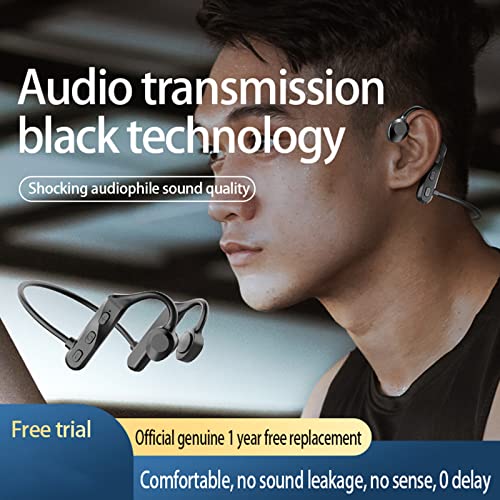 Fufafayo True B-one Conduction Concept Bluetooth Wearable Headset Wireless Waterproof Sports Earphone, (A)