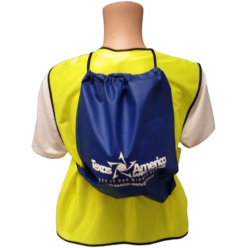 MSA V Cap Style Hard Hats w/FasTrac III Suspensions and Handy Tote Bag - Hi Viz Orange