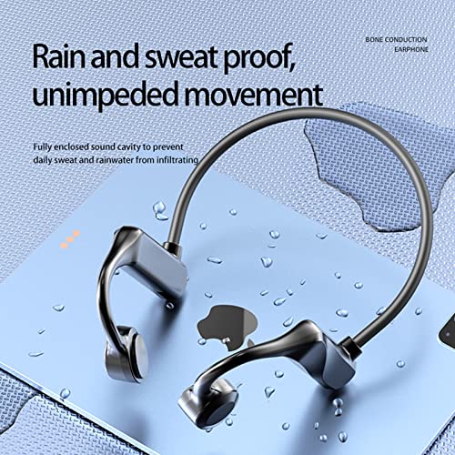 Fufafayo True B-one Conduction Concept Bluetooth Wearable Headset Wireless Waterproof Sports Earphone, (A)
