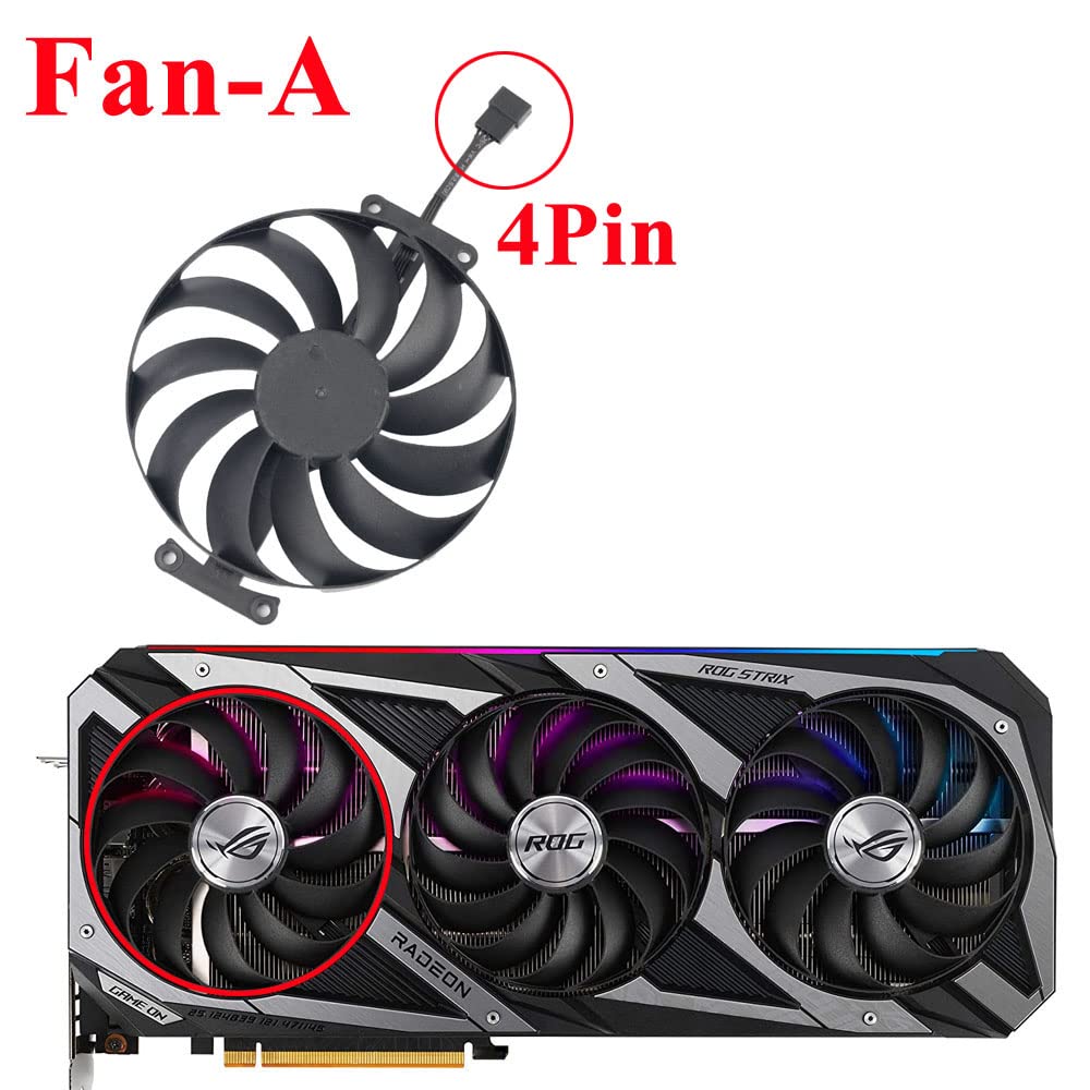 inRobert 95MM CF1010U12S 12V 0.45A 7Pin Video Card Fan for ASUS ROG Strix RTX 3090 3080 3070 3060 Ti GPU Graphics Card Fan