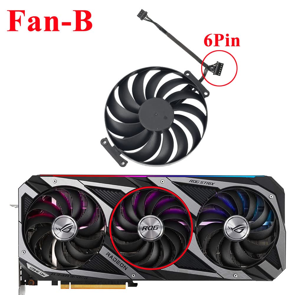 inRobert 95MM CF1010U12S 12V 0.45A 7Pin Video Card Fan for ASUS ROG Strix RTX 3090 3080 3070 3060 Ti GPU Graphics Card Fan