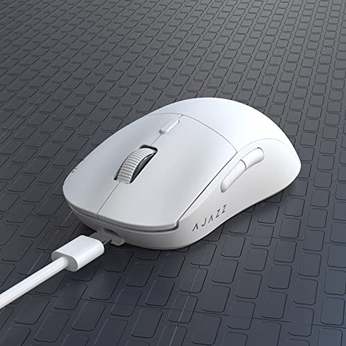 NACODEX 62G Wireless/Wired Gaming Mouse with Lightweight Honeycomb Shell - Programmable 6 Buttons - Pixart 3395 26000 DPI Optical Sensor