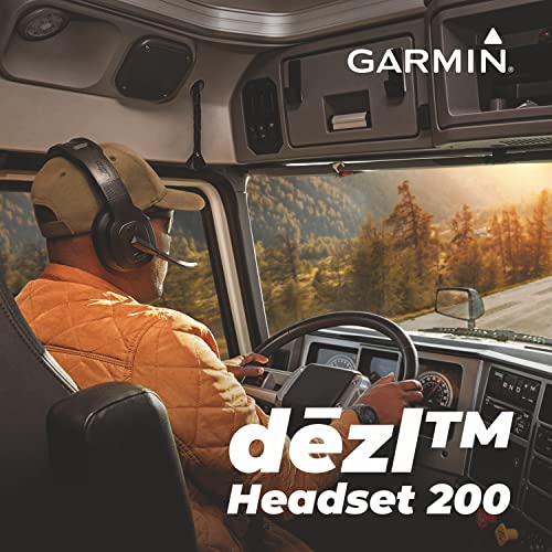 Wearable4U Garmin dezl Headset 200, 2-in-1 Premium Trucking Headset, Active Noise Cancellation, Superior Battery Life and Memory Foam Ear Pads PowerPack Bundle