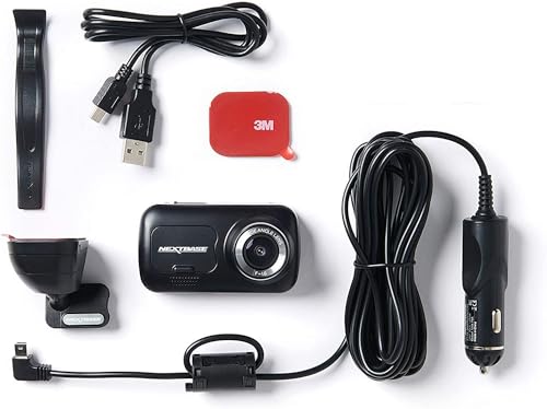 Nextbase 222G Dash Cam - Full 1080p/30fps HD Loop Recording In Car Camera- 10Hz GPS for Speed, Location and Time Recording- Mini Screen- 6 Lane Wide View- Parking Mode- Motion Detection- Powered Mount