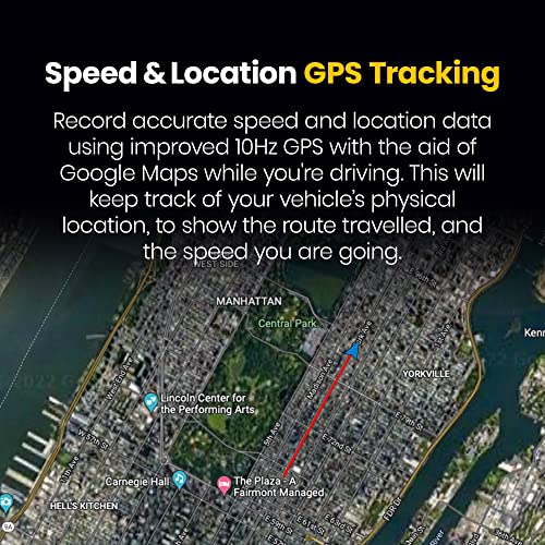 Nextbase 222G Dash Cam - Full 1080p/30fps HD Loop Recording In Car Camera- 10Hz GPS for Speed, Location and Time Recording- Mini Screen- 6 Lane Wide View- Parking Mode- Motion Detection- Powered Mount
