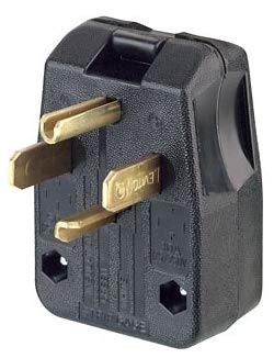 Leviton 275-E EB Angle Plug 30A-125/250V, 50A125/250V