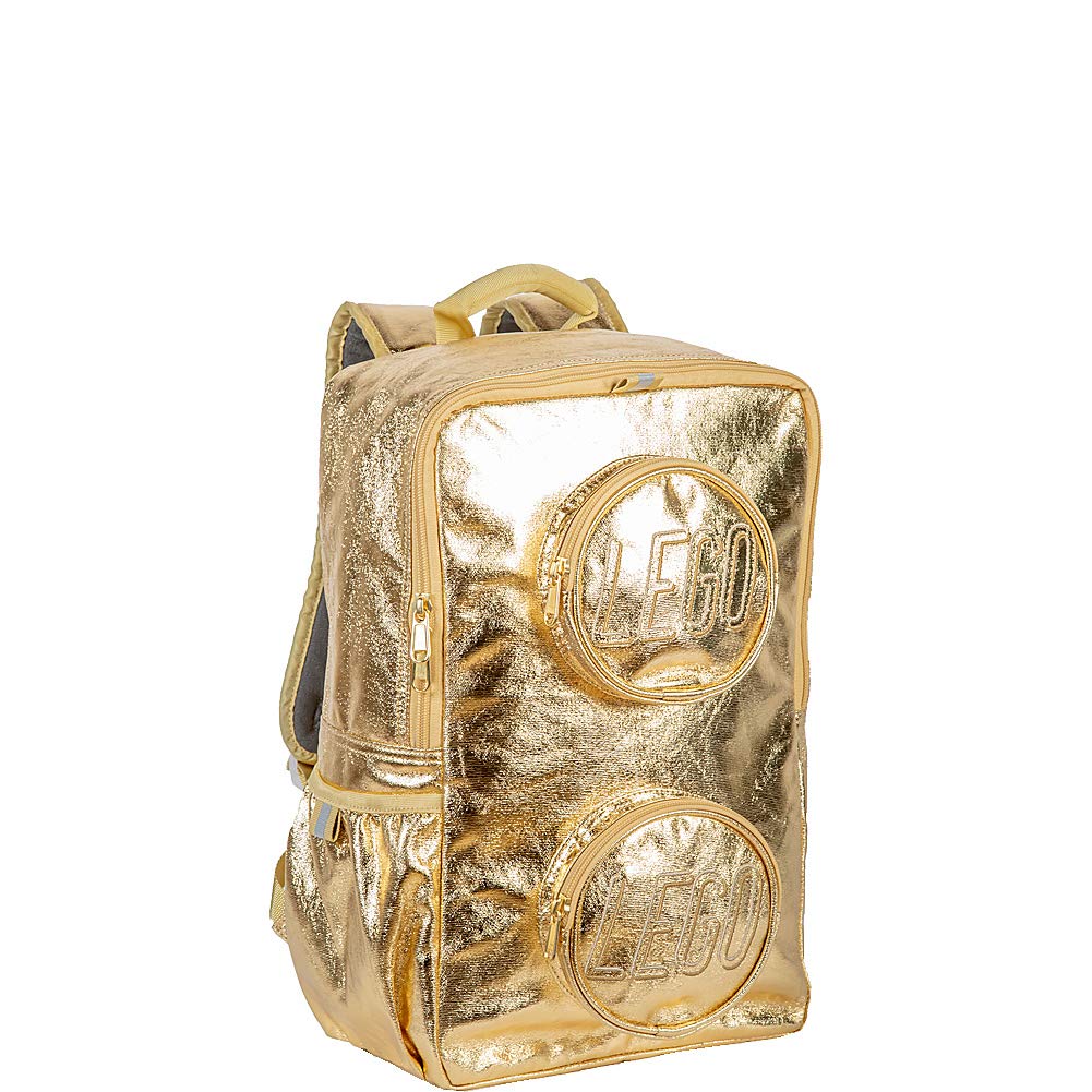 LEGO Brick Backpack - Gold Fashion Backpack, Gold