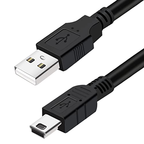 Replacement USB Charger Charging Cable Power Cord for OneTouch Verio IQ Blood Glucose Monitoring System Meter - (Not Compatible with OneTouch Verio Flex Models). Mini-B Cord for PS3,MP3 Player Canon