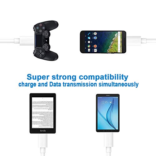 6FT Micro USB Cable Compatible with Fire 6 7 HD 8 10 Older Tablet,Samsung Galaxy Tab A,E,S2,3,4,S 7.0" 8.0" 9.6" 9.7" 10.1",SM-T280/350. USB Charger Charging Cord for Kindle Paperwhite,Oasis,E-Reader