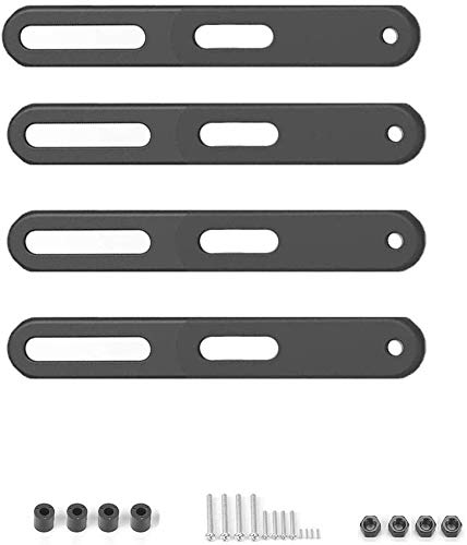Mount Plus 201F Adapter Bracket Convert VESA 200x200mm to VESA 400x400mm and 300x300mm (Fits Most 32" to 55" Flat Panel TV)
