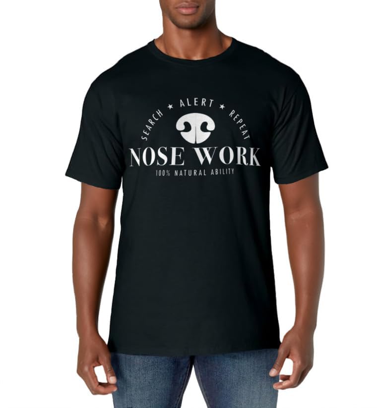 Nosework Dog sport Training Nose Work scent work for dogs T-Shirt