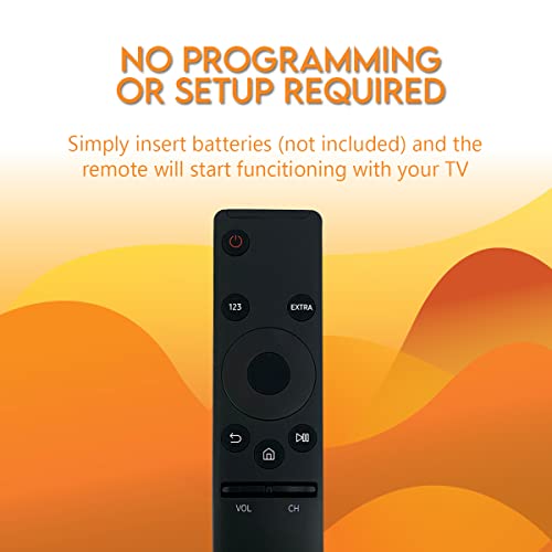 Replacement TV Remote Controller Fit for 4K Smart Samsung Television QN, UE, UN and MU 24/28/32/40/43/49/50/55/65/75/78/82/88 QLED and MU Models