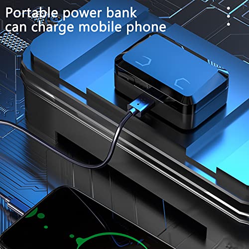 Wireless Bluetooth 5.2 Earbuds,in Ear Headphones,Touch-Control Waterproof Sport Earphones with Display Charge Case for Sport,Game,Work