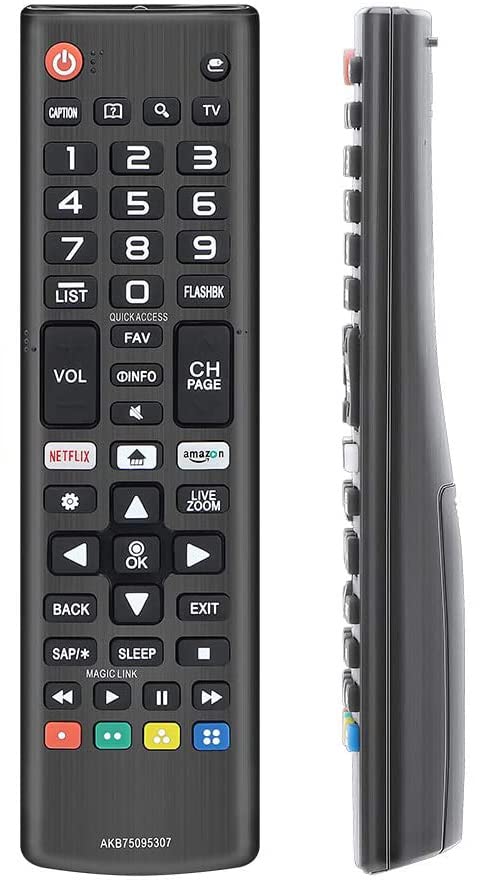 AKB75095307 Universal Remote Control Replaced for All LG LED LCD 4K UHD Smart TV 32LJ550B 43UJ6300 55LJ5500 55UJ6050